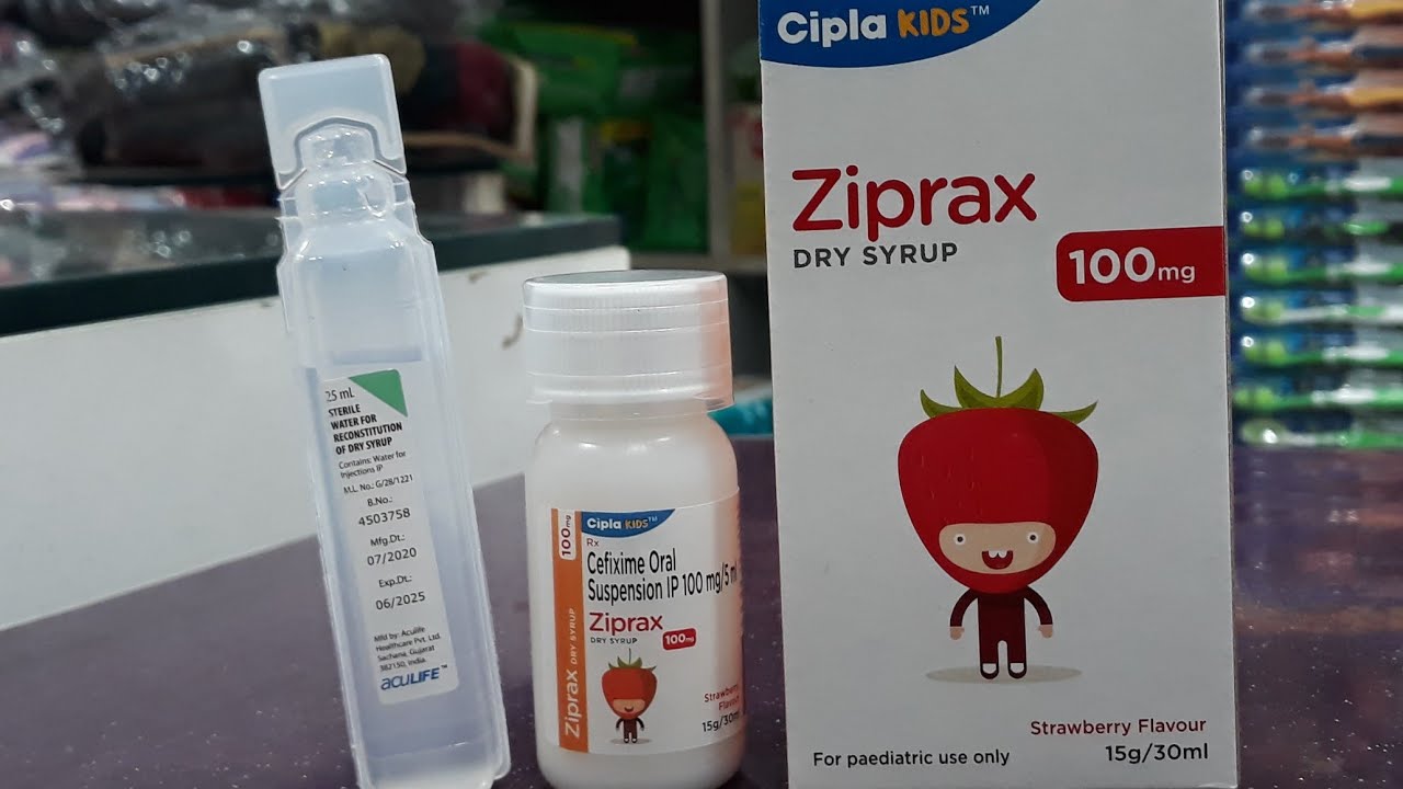 Ziprax 100mg dry syrup | cefixime dry syrup|use,dose, wrk,side effects ...