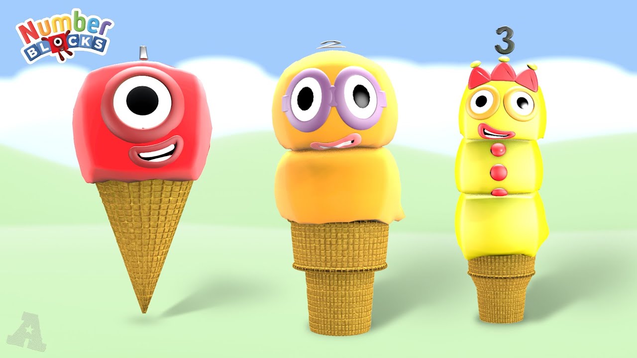 What if? Numberblocks Soft Serve Ice Cream Cones [includes Bloopers ...