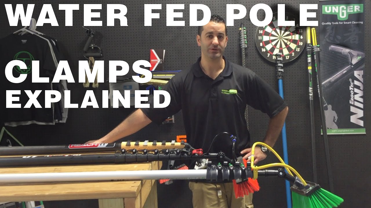 Water Fed Pole Clamps Explained - YouTube