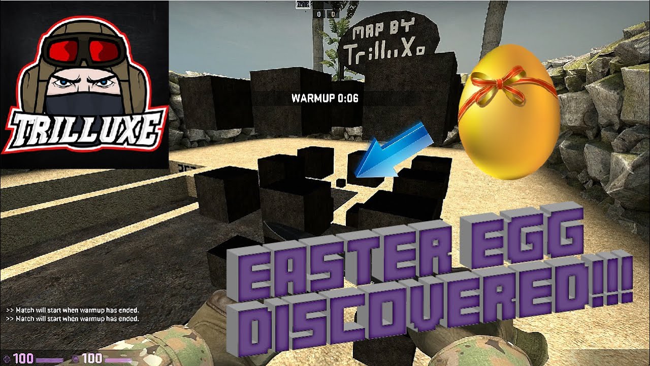 TrilluXe strafing map - One easter egg discovered in strafingmap_trilluxe - YouTube