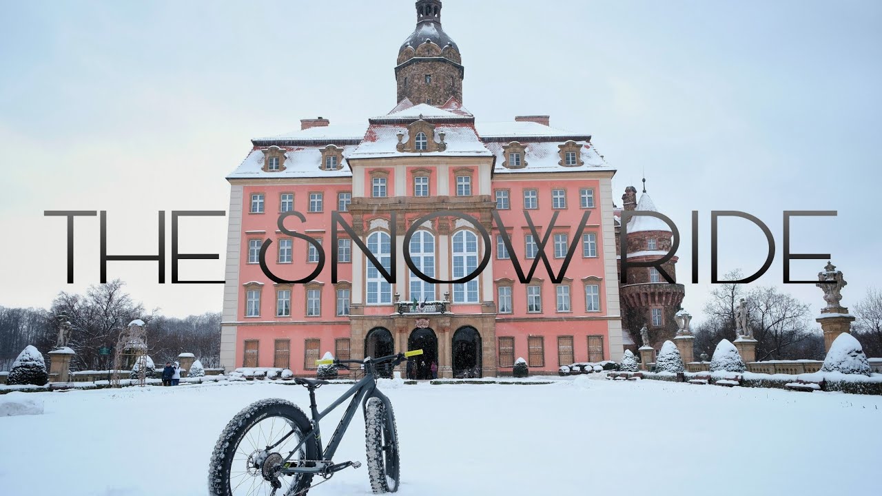 The snow ride | Trek Farley 5 | Fatbike in the snow | Zamek Książ ...
