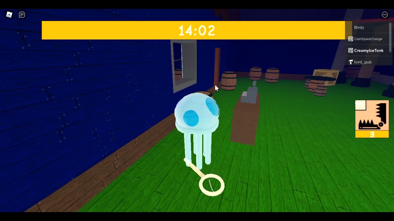 Playing as Blue Jellyfish! (Roblox Sea Sponge!) - YouTube