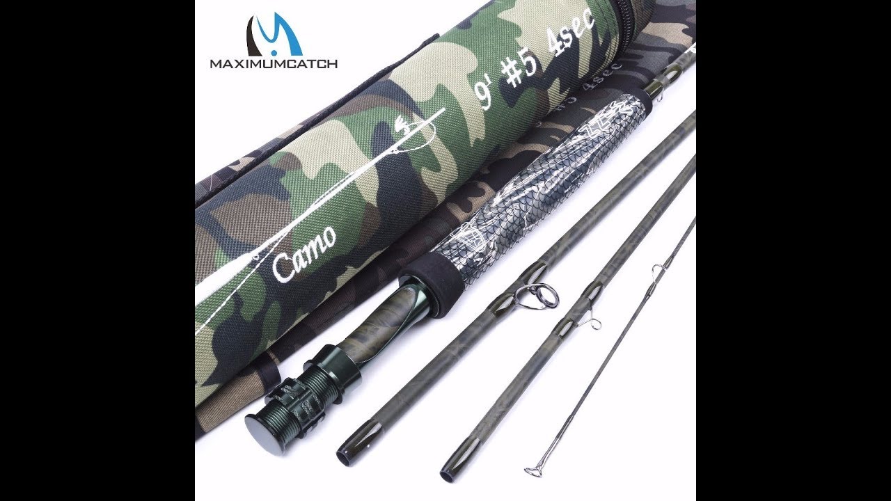 Maximumcatch Carbon fiber Camo Fly Rod - YouTube