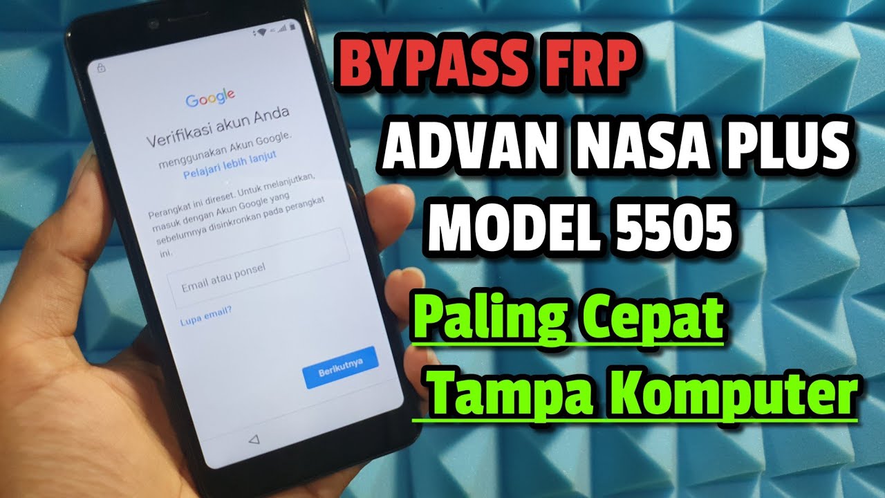 Bypass Frp Advan Nasa Plus | Model 5202 Lupa Akun Google Tampa Komputer ...