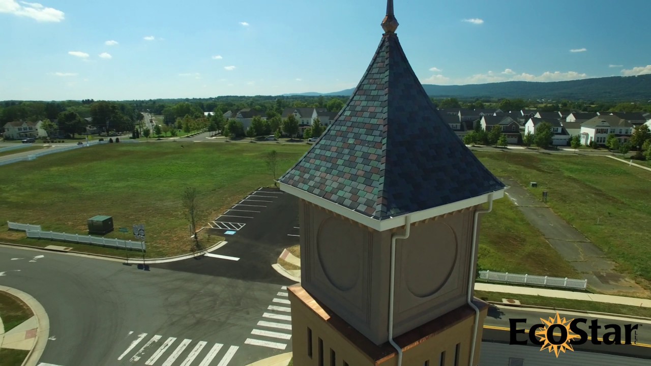 EcoStar Roof on Commercial Building in Virginia - YouTube