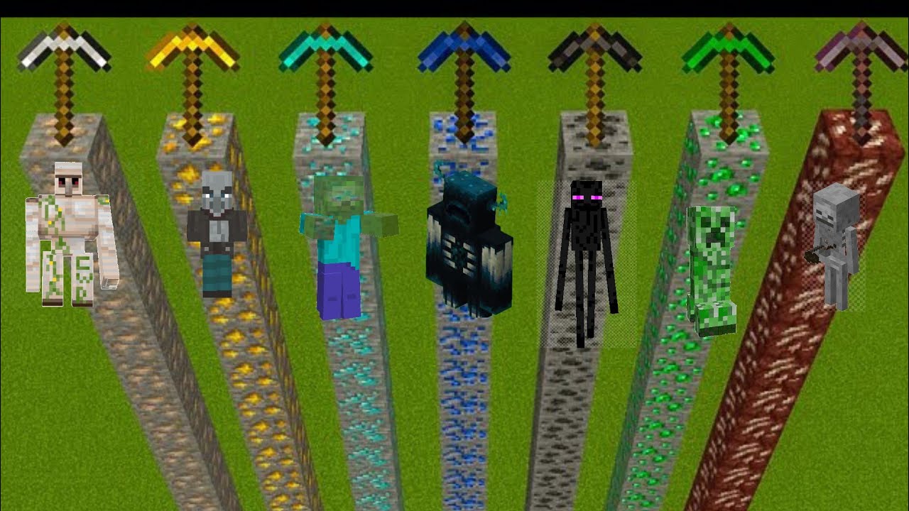 Which mob ore is better in minecraft - YouTube