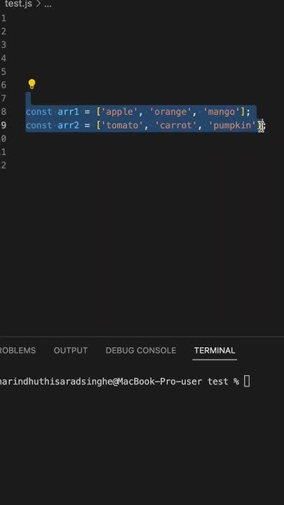 Merging Two Or More Arrays With Spread Operator In Javascript Youtube