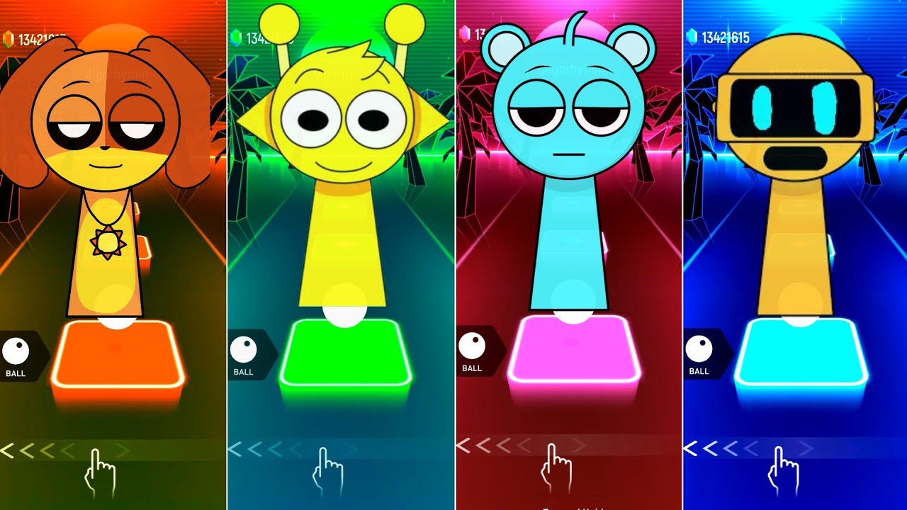 Sprunki Incredibox Music 🆚 Sprunki Reddy 🆚 Sprunki Pinki 🆚 Sprunki Sky ...