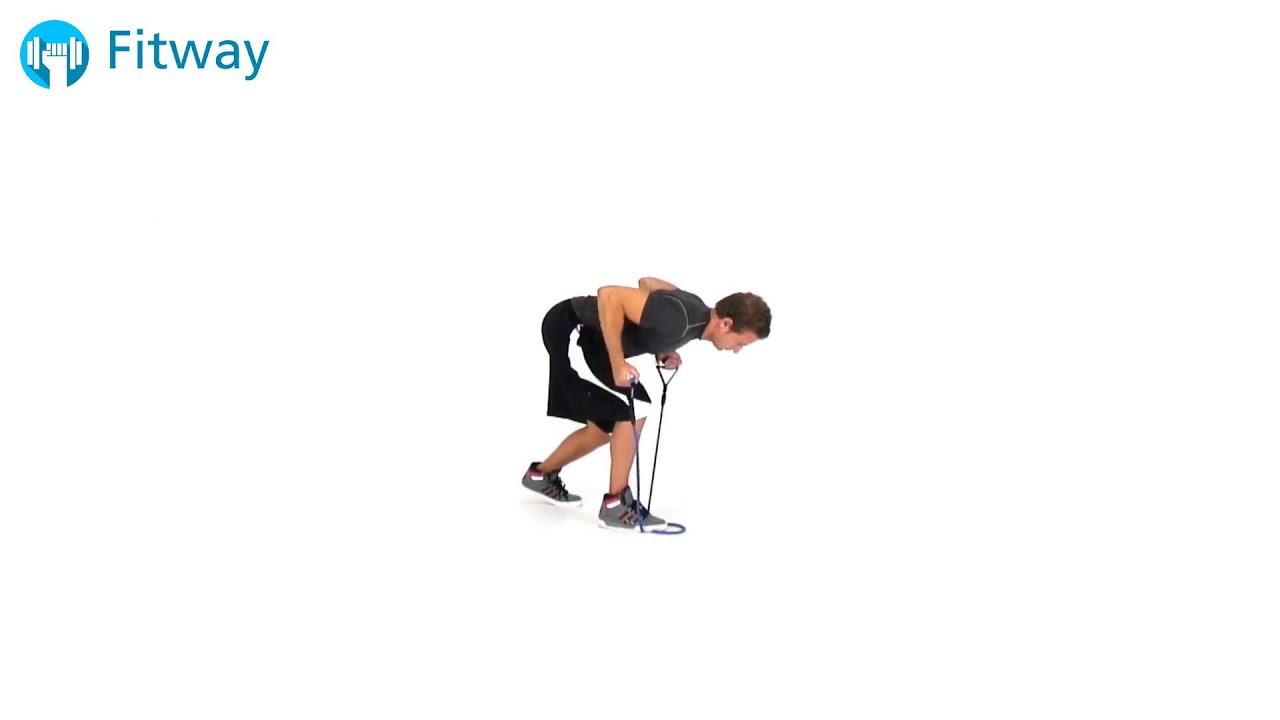 How To Do: Resistance Band Triceps Kickback - Underhand Grip | Arm ...