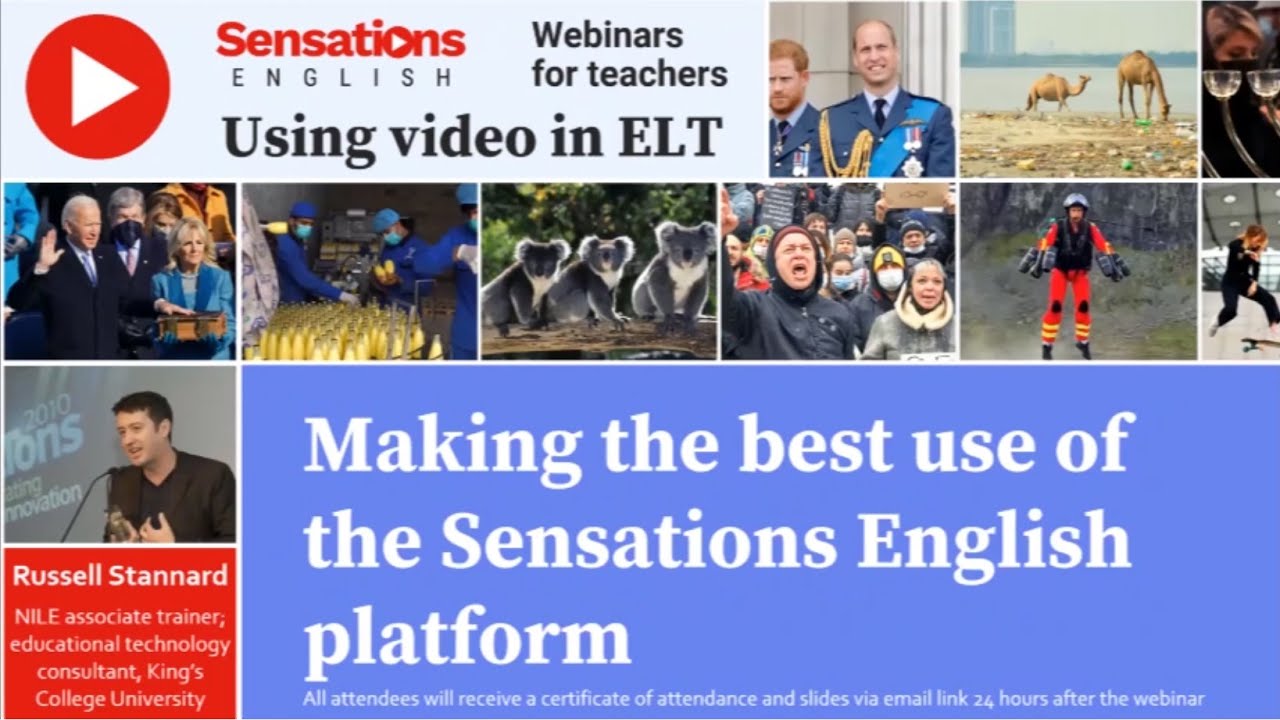 Using video in ELT series: webinar 4 – Making the best use of the ...