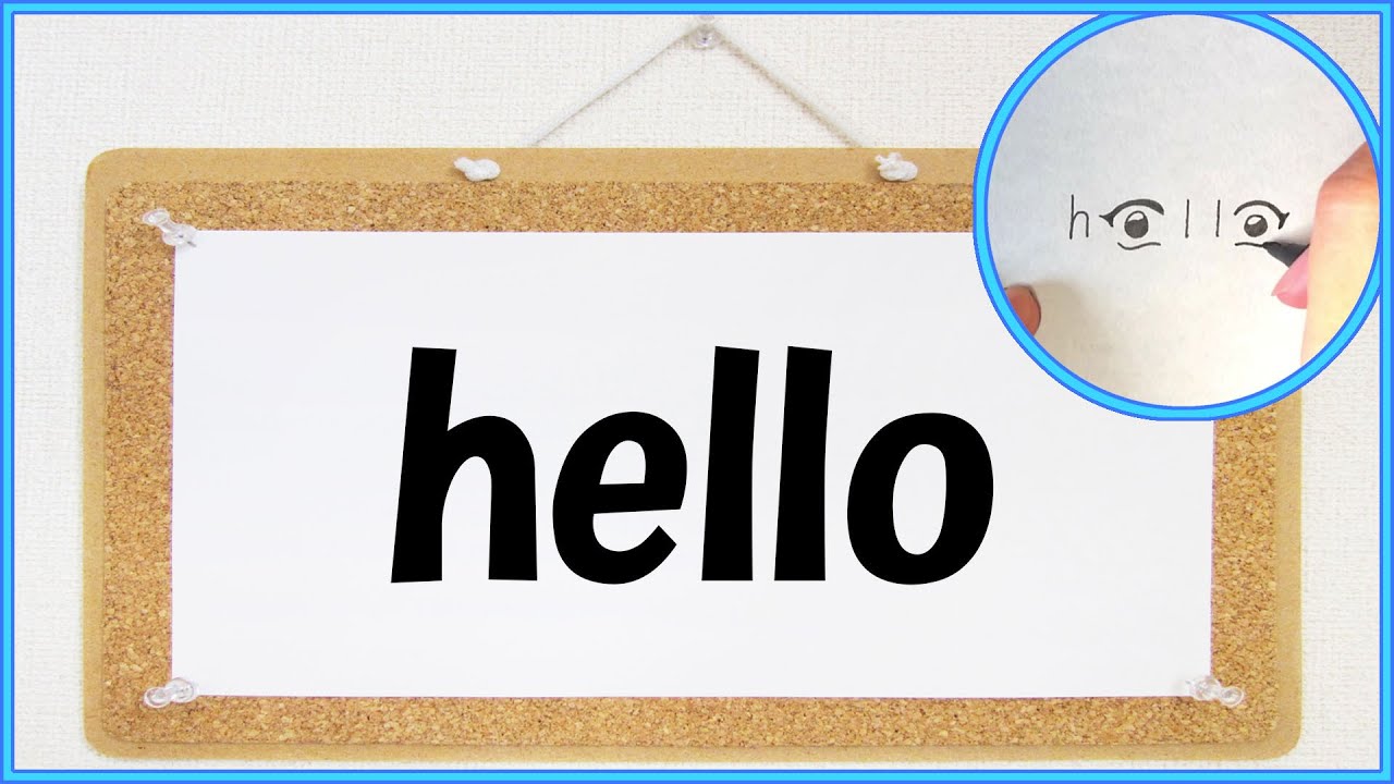 How to turn words "hello" into a cartoon "Self-introduction" (Text to ...