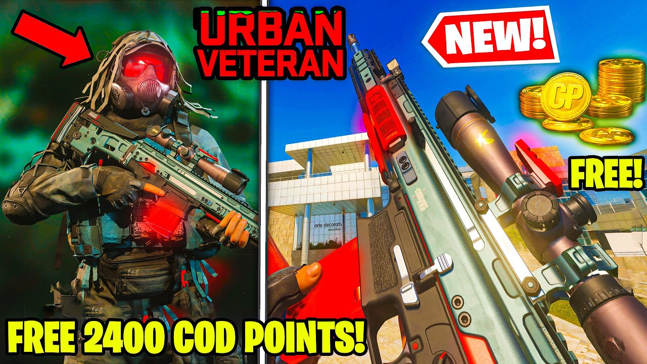 MW2: NEW "PRO PACK URBAN VETERAN" w/ FREE 2400 COD POINTS on WARZONE 2 ...