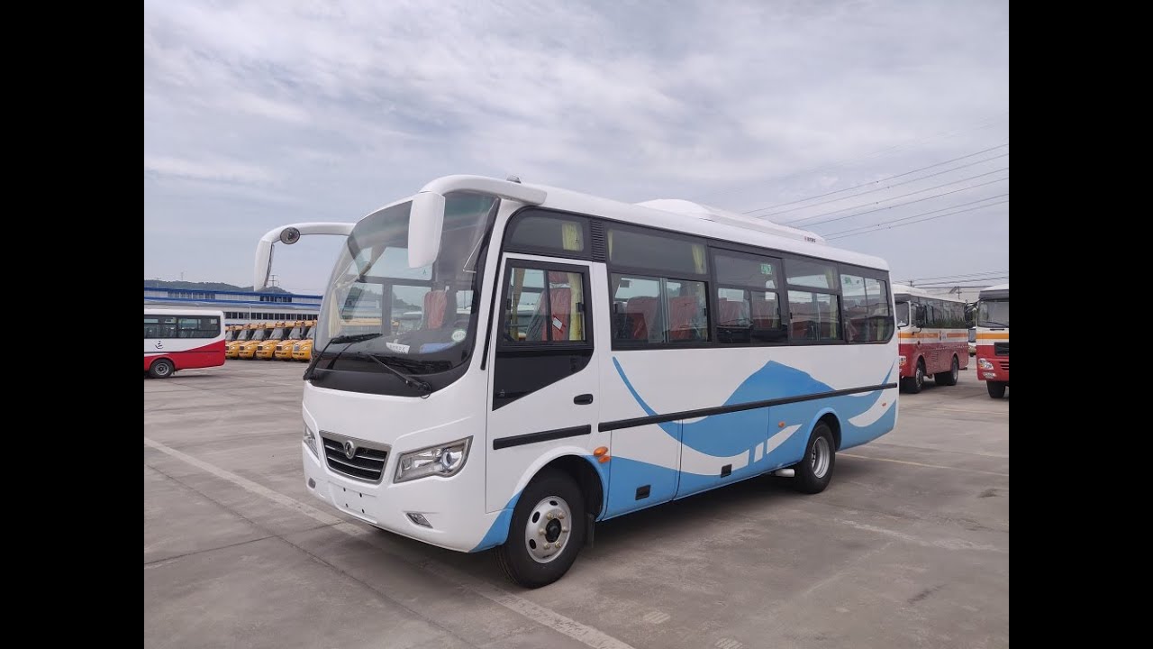 Dongfeng Diesel/CNG 7.3m 24~31 seats midi-bus - YouTube