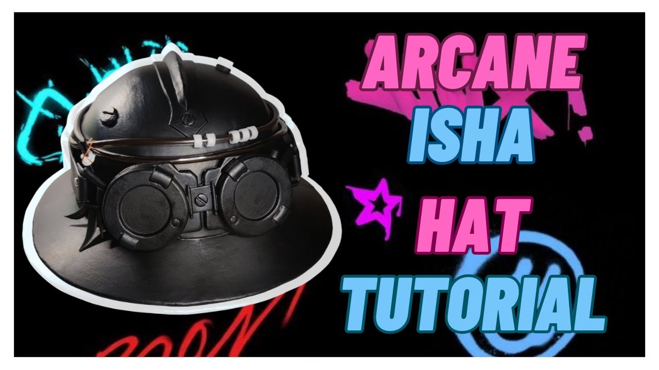 How to make Isha Hat out of EVA foam - Isha Hat Tutorial - YouTube