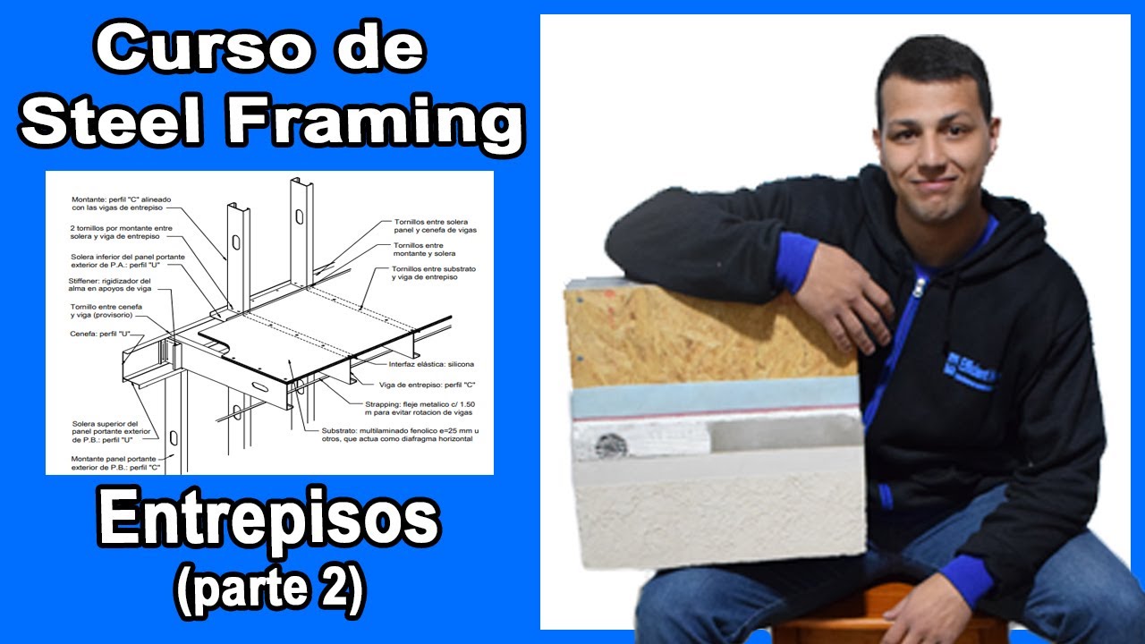 👉 Entrepisos en Steel Framing (parte 2) | 🚀 CURSO STEEL FRAMING GRATIS ...