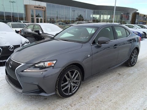 New Grey on Red 2015 Lexus IS 350 AWD F Sport Series 2 Walk Around ...