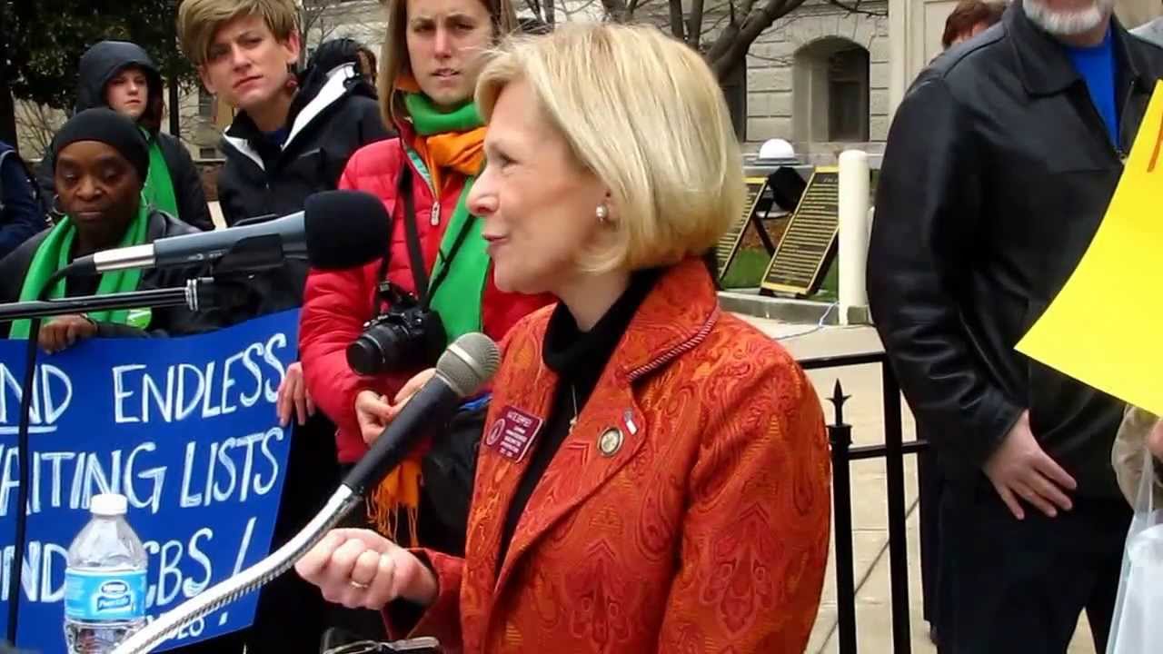 Rep Katie Dempsey Speaks at Be There 4 Seniors Rally - YouTube