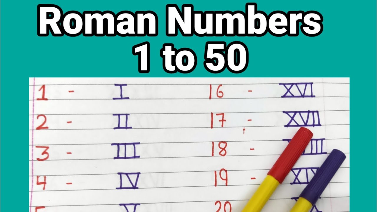 Roman Numbers 1 To 50 Roman Number 1 To 50 1 To 50 Roman Number YouTube roman-numbers-1-to-50-roman-number-1-to-50-1-to-50-roman-number-youtube