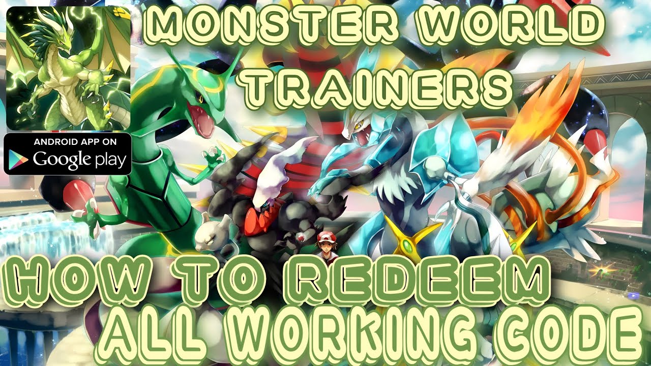 Monster World Trainers - How To Redeem/ All Working Code 🎁 Real 3D ...