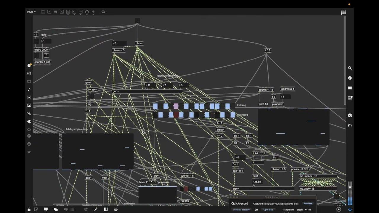 Vsratamusica - max/msp patch - YouTube