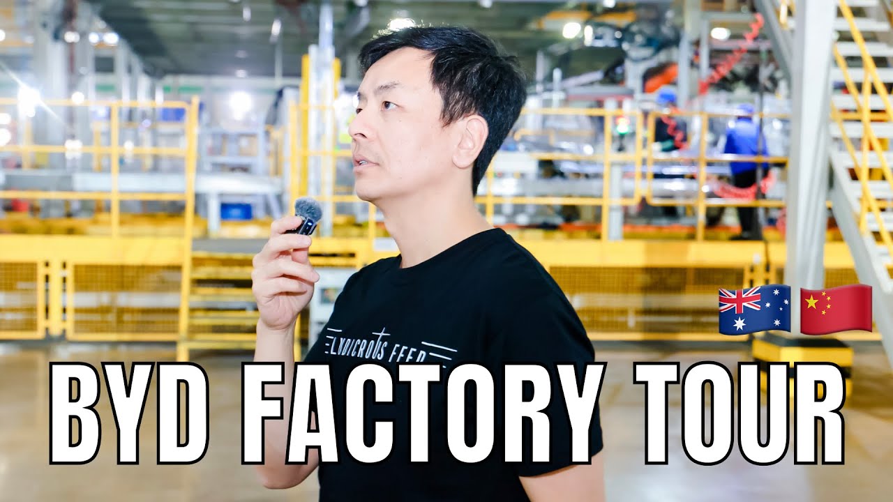BYD Auto Manufacturing Plant Tour in Xi'an China | Audio Commentary ...