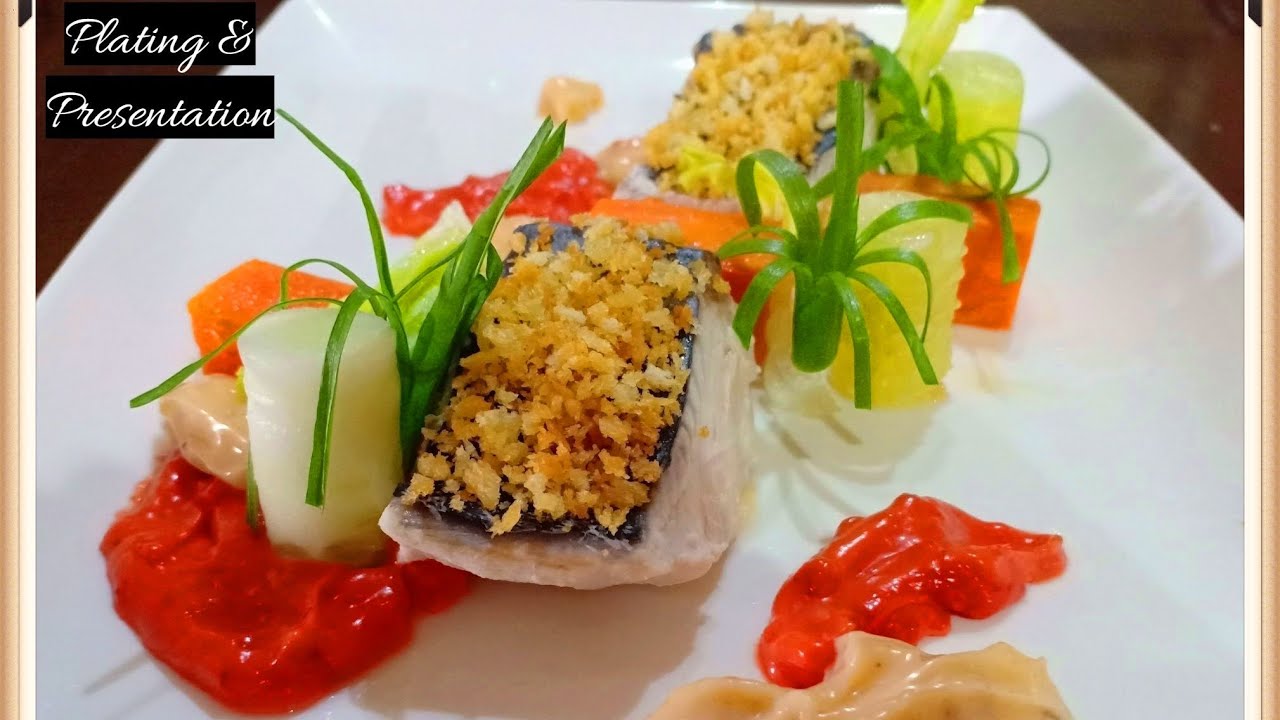 🍒 1 PLATING & PRESENTATION of FISH & VEGGIES - YouTube