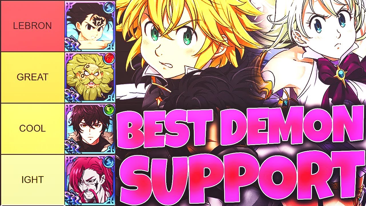 MELIODAS & ELIZABETH'S BEST PVP DEMON SUPPORT! 7DS GRAND CROSS - YouTube