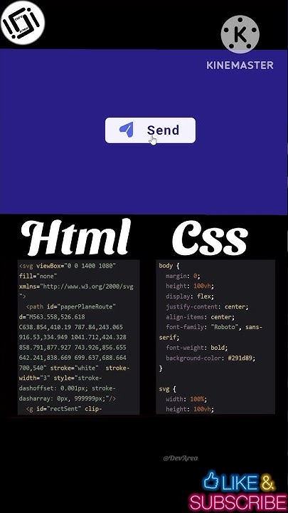 Web Development Send Button Animation Using Html And Css Dev Area Csstricks Coding Html