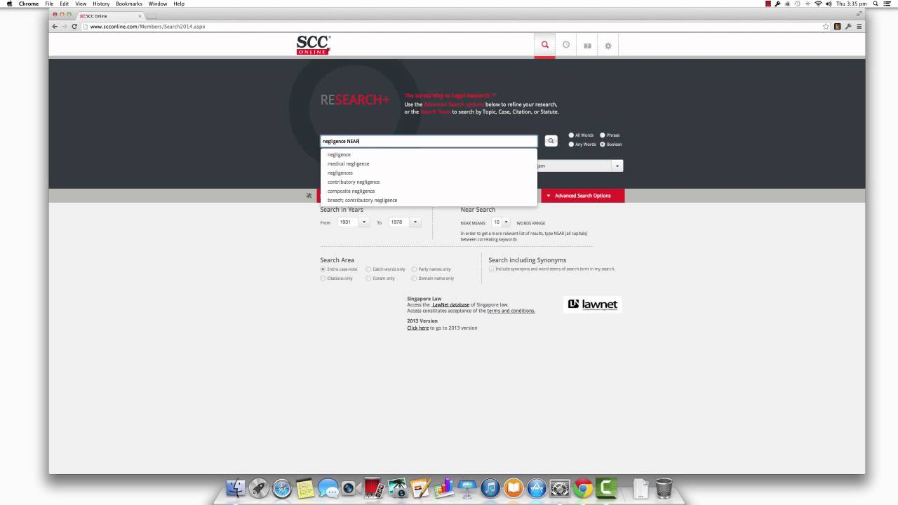 Training Video 4 : Advanced Search on SCC Online - YouTube