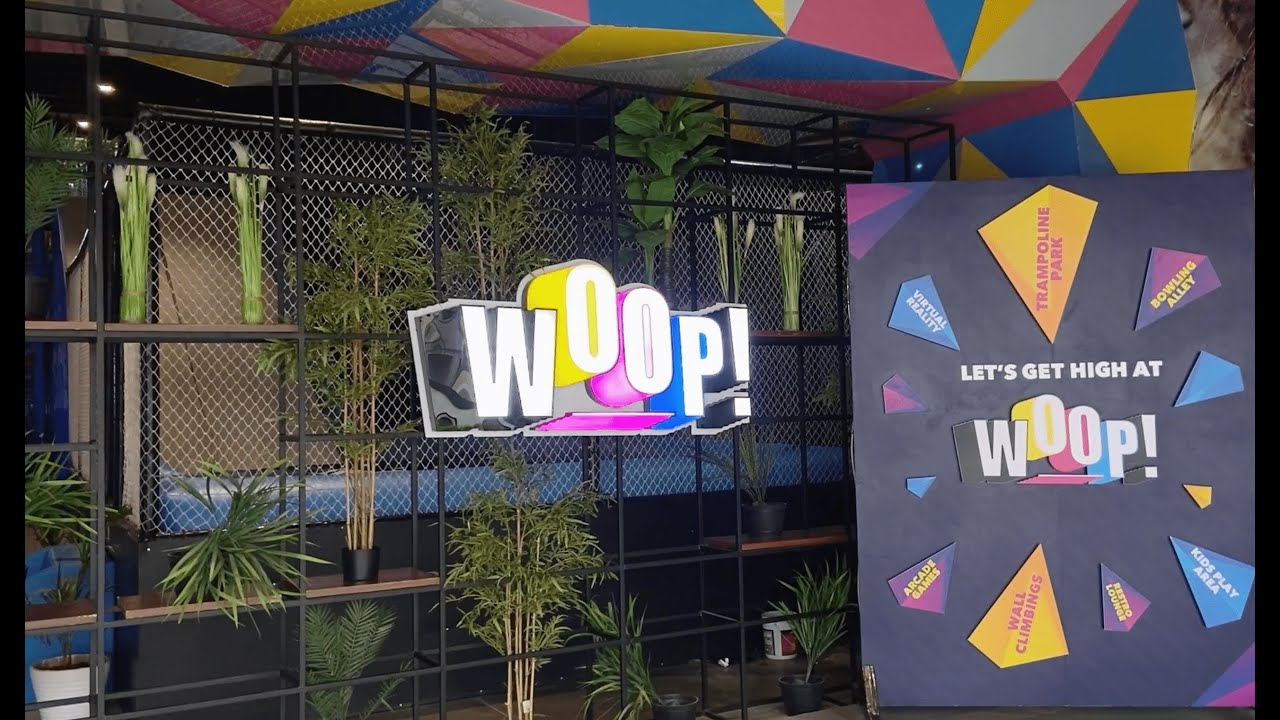 Walkthrough of Woop Chandigarh | Trampoline | Kids City | Go Karting ...
