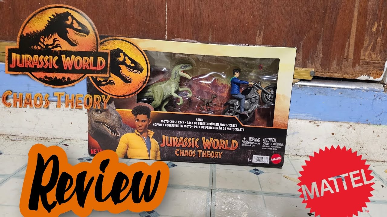 JURASSIC WORLD CHAOS THEORY KENJI MOTO CHASE PACK REVIEW - YouTube