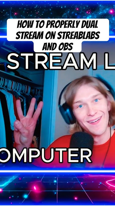 How to dual stream #streamlabs #obs #streaming #howto #tutorial #support #twitch #twitchstreamer ...