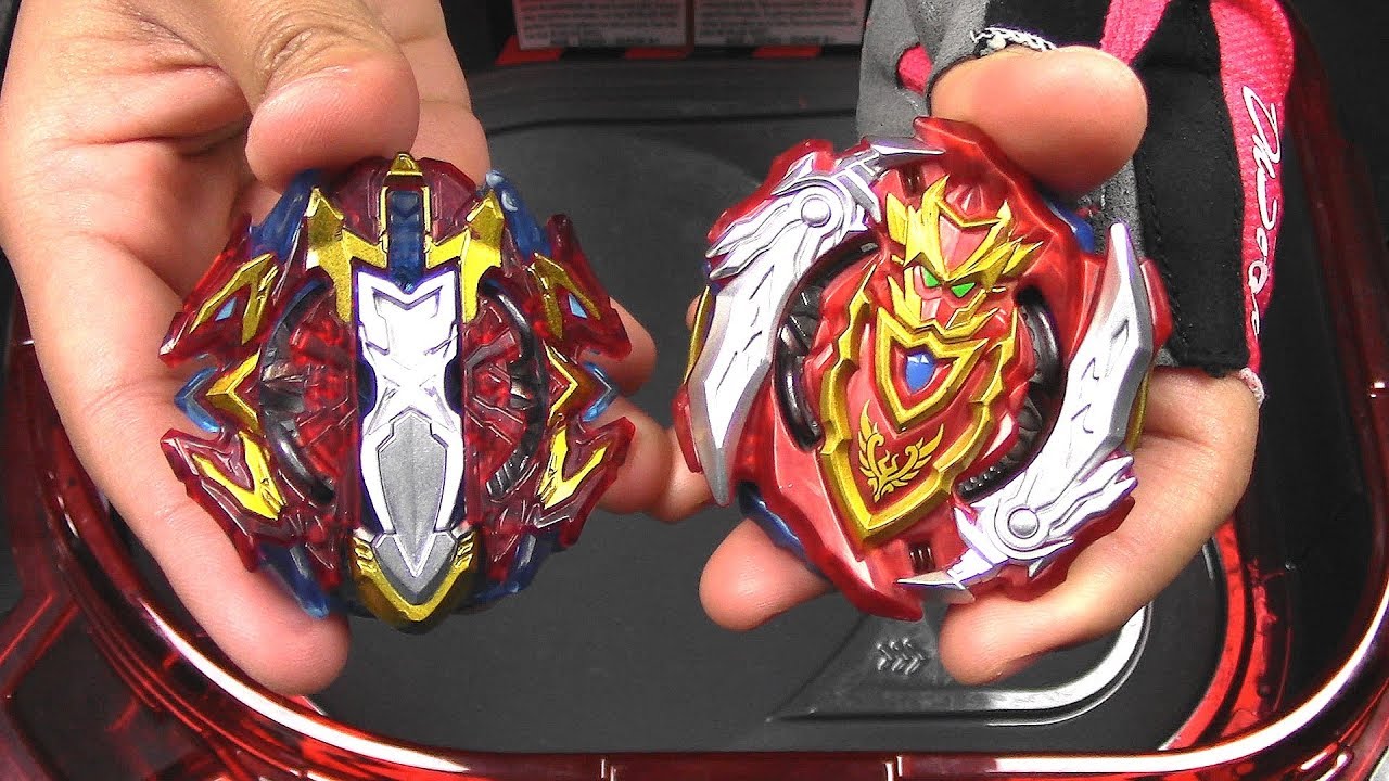 SLINGSHOCK BEY-BATTLE: BREAKER XCALIUS vs TURBO ACHILLES!! Beyblade ...