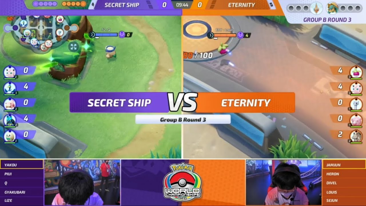 SECRET SHIP Vs ETERNITY - Pokémon UNITE - Mundial Dia 01 - Jogo 01 ...
