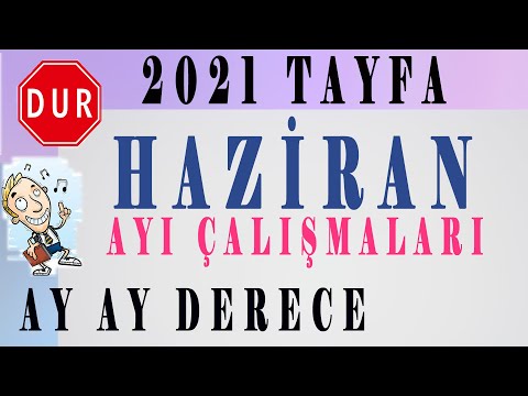 HAZİRAN'DA NASIL ÇALIŞMALI? 2021 TAYFA İÇİN DERECE YAPTIRAN TAKTİKLERİ! (Denenmiş 👍)