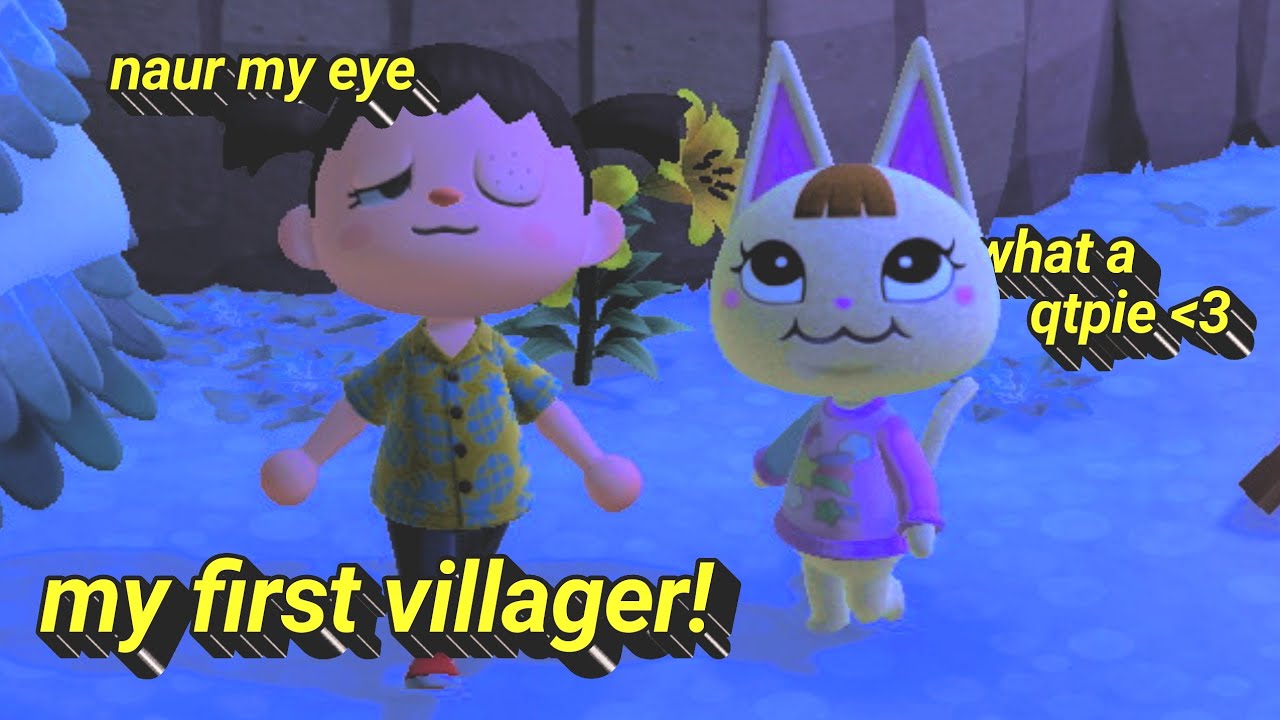 FIRST VILLAGER !! - YouTube