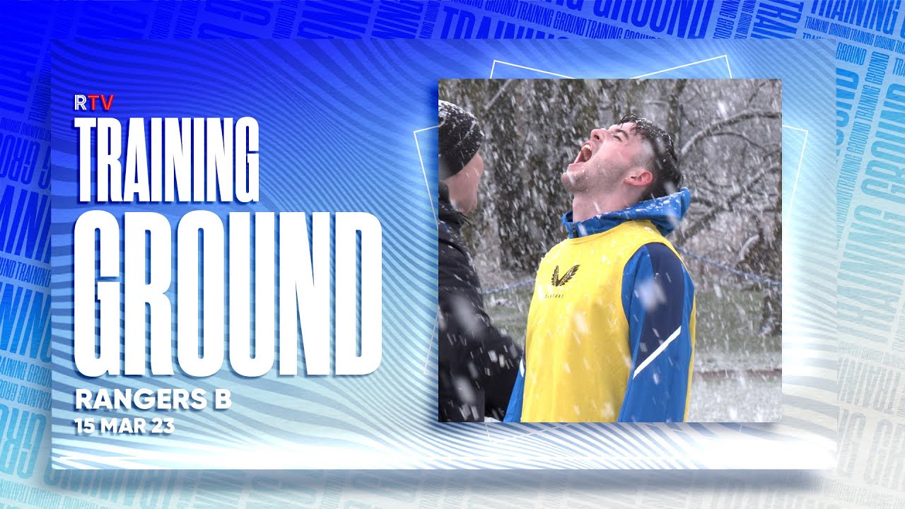 TRAINING GROUND | Snow day at the training ground | 15 Mar 23 - YouTube