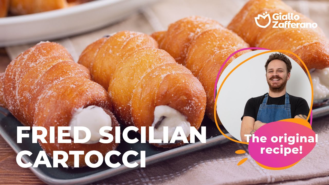 FRIED SICILIAN CARTOCCI: THE PERFECT RECIPE BY GIALLOZAFFERANO🔥😍🤤 - YouTube