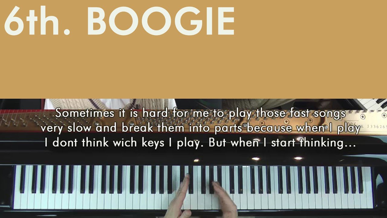 Full Boogie Piano Tutorial: 6TH BOOGIE - YouTube