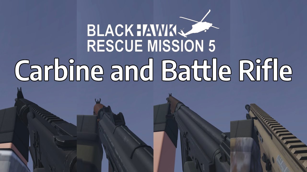 Carbine and Battle Rifle in BRM5 (ROBLOX) - YouTube