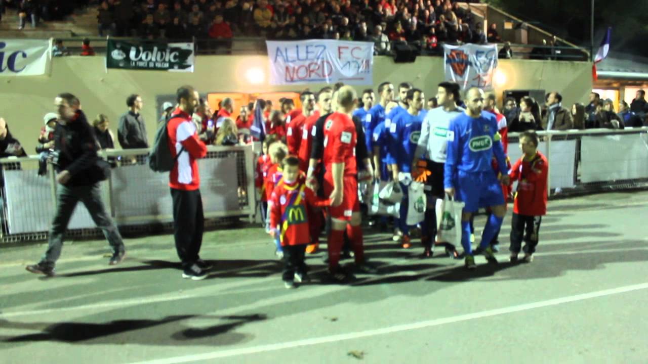 Fc Nord 17 - Cs Volvic, L'entrée des joueurs - YouTube