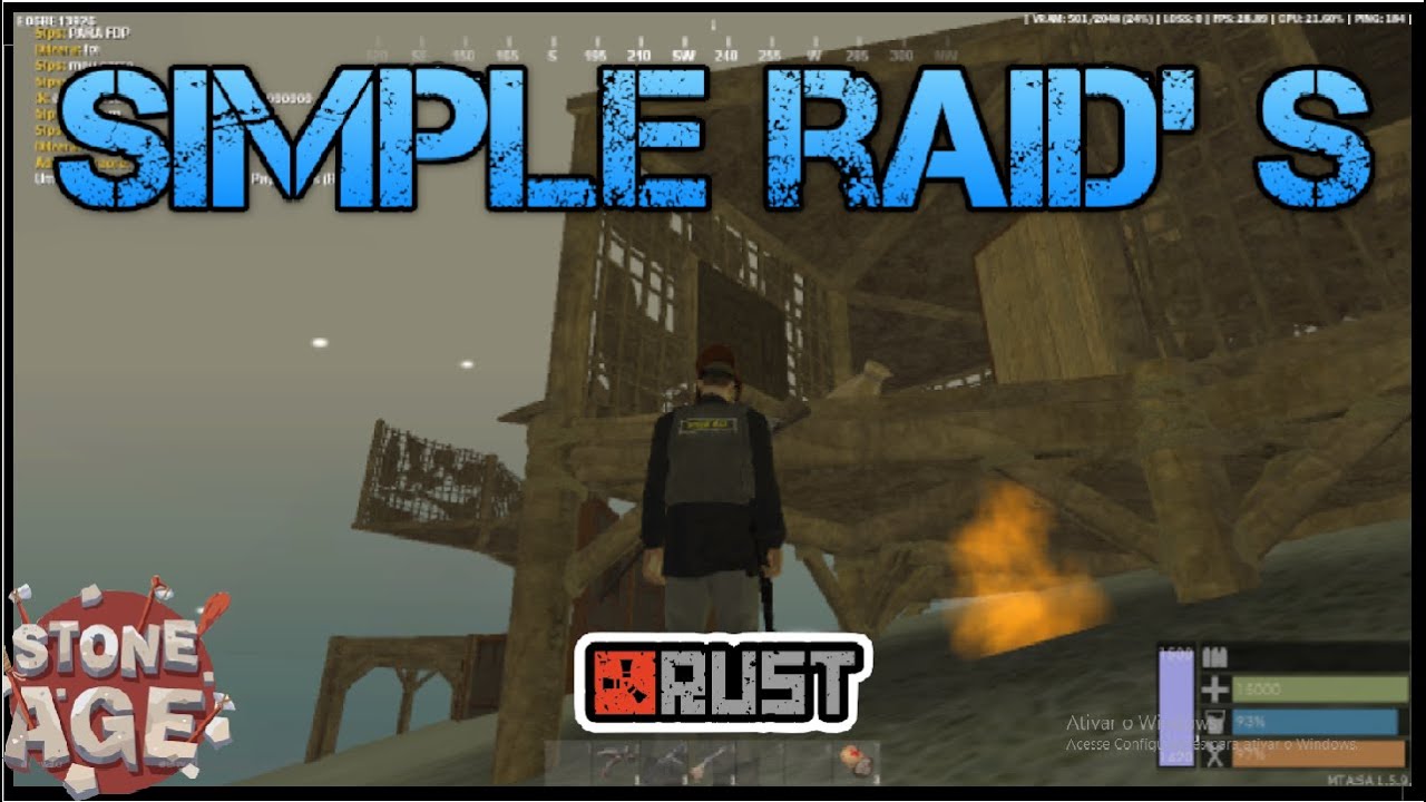 RUST| STONE AGE| MTA 24# Simple Raid's - YouTube