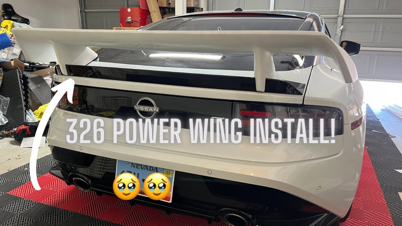 2023+ Nissan Z 326 Power Manriki Wing Install (Building My 2024 Nissan ...