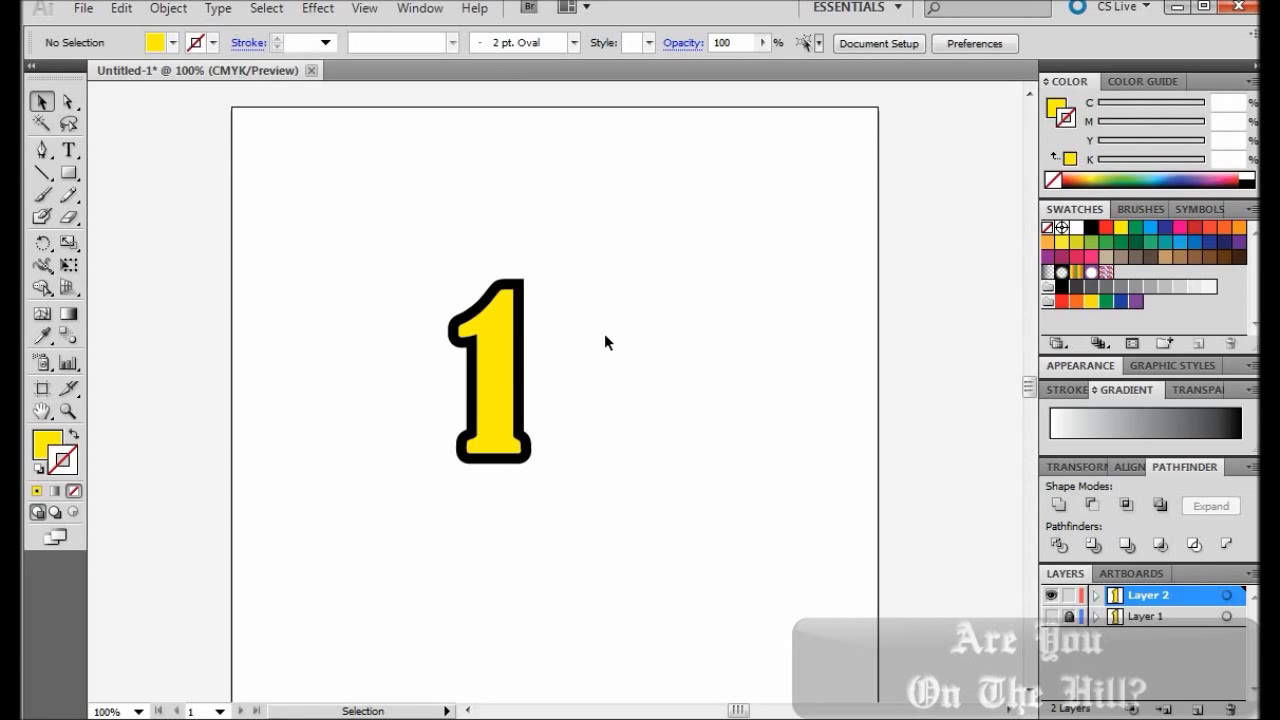 How To Create A 2 Color Text Outline With Adobe Illustrator YouTube how-to-create-a-2-color-text-outline-with-adobe-illustrator-youtube
