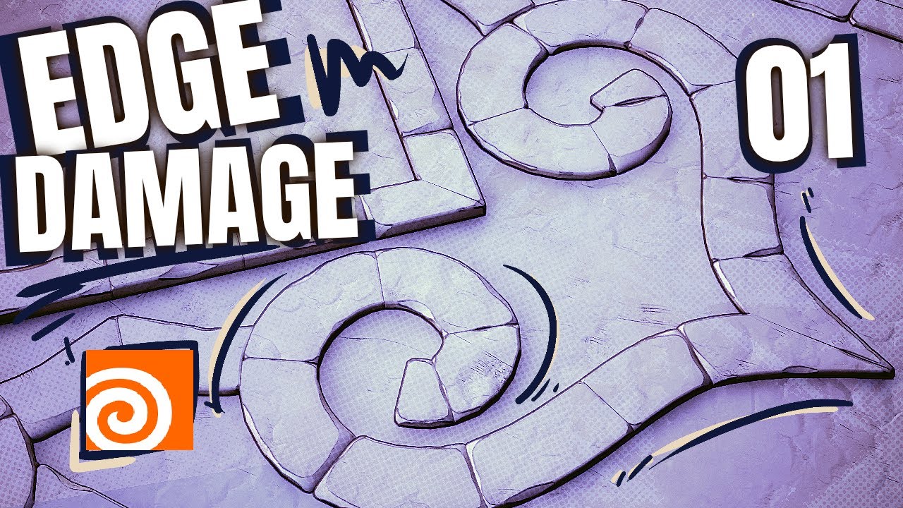Auto EDGE DAMAGE in HOUDINI - 01 Labs Node Study - YouTube