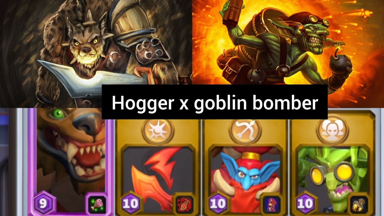 Warcraft Rumble - #pvp hogger with goblin bomber +5k with lv 9 # ...