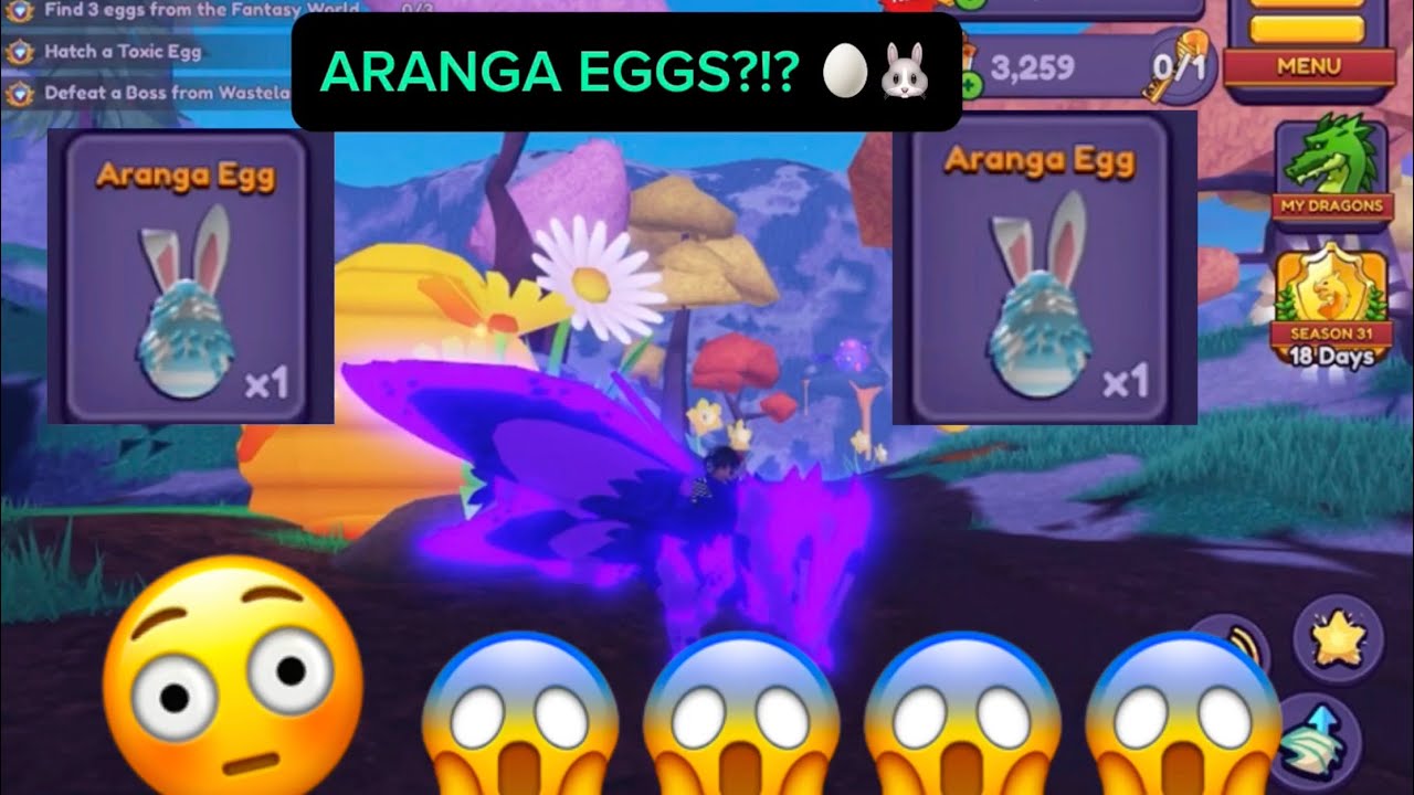 DRAGONS ADVENTURES EASTER 2024 EVENT WEEK 3?!?! ((ARANGA EGGS 🥚🐰 ...
