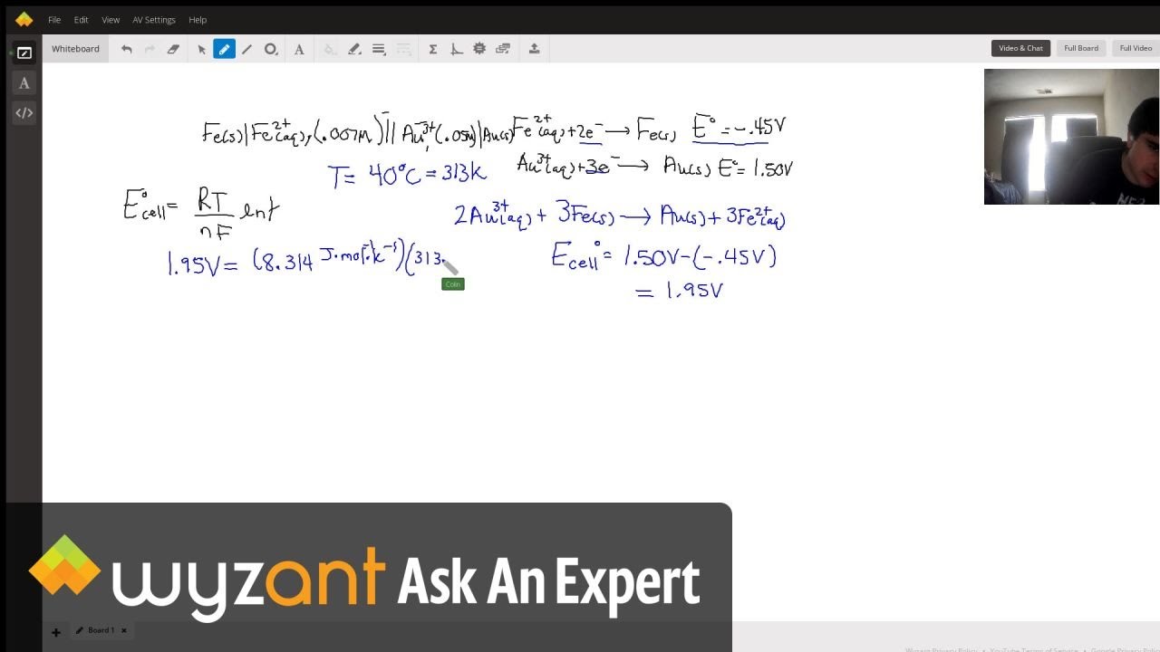 How to approach E cell and the Equilibrium Constant - YouTube
