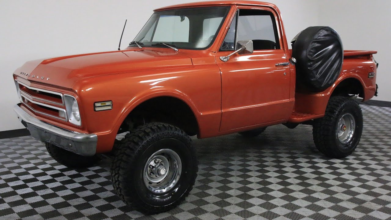 1968 CHEVROLET K10 ORANGE - YouTube