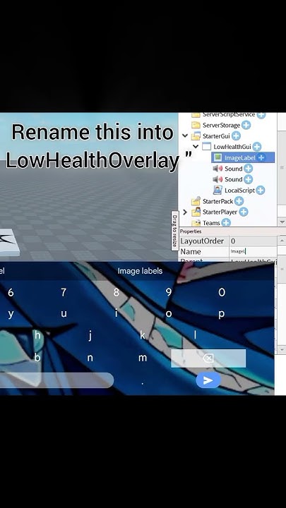How to make Blood Screen Effect #roblox #studiolite #robloxstudio #robloxdev #tutorial - YouTube